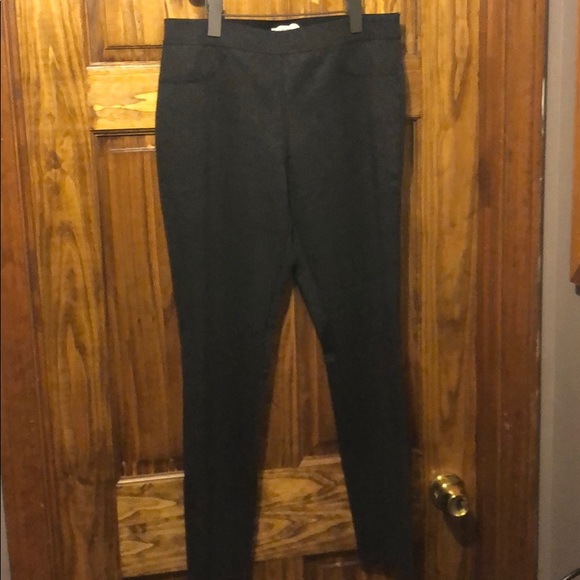 Max Studio | Pants & Jumpsuits | Max Studio Stretch Black Herringbone ...